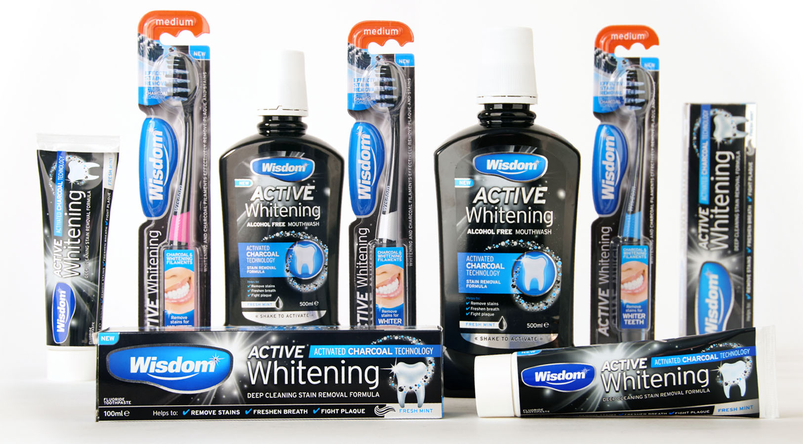 Wisdom Active Whitening range extensions packaging design - The ...