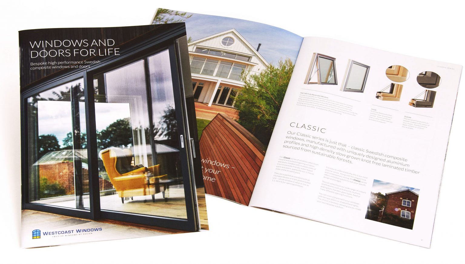 Westcoast Windows consumer brochure design - The Finishing Post