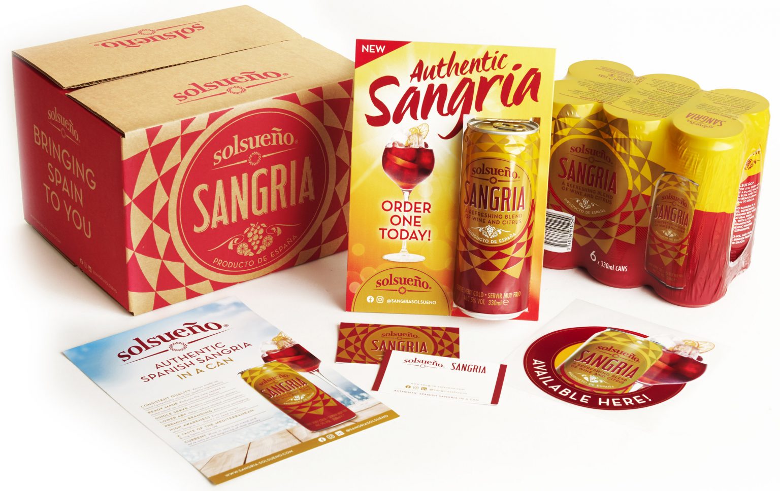 Solsueño Sangria packaging design - The Finishing Post