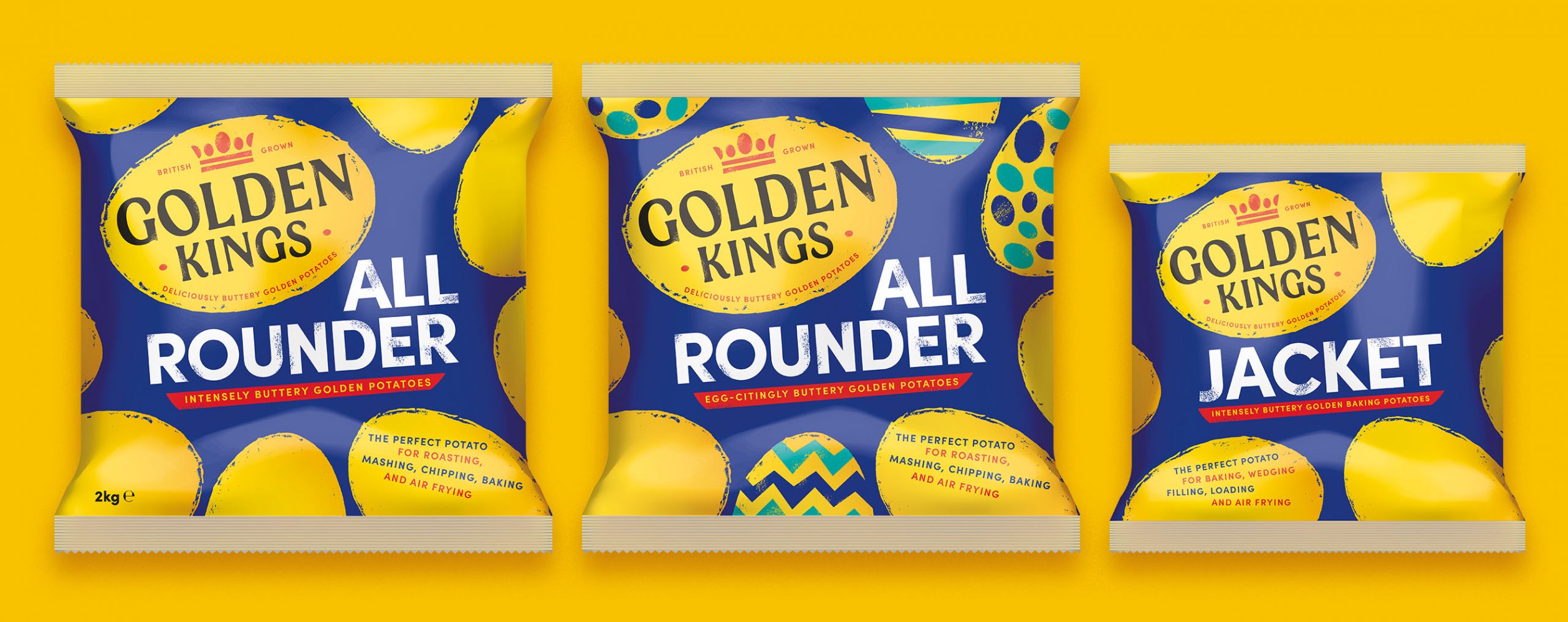 Golden Kings Potato Packaging Design | The Finishing Post